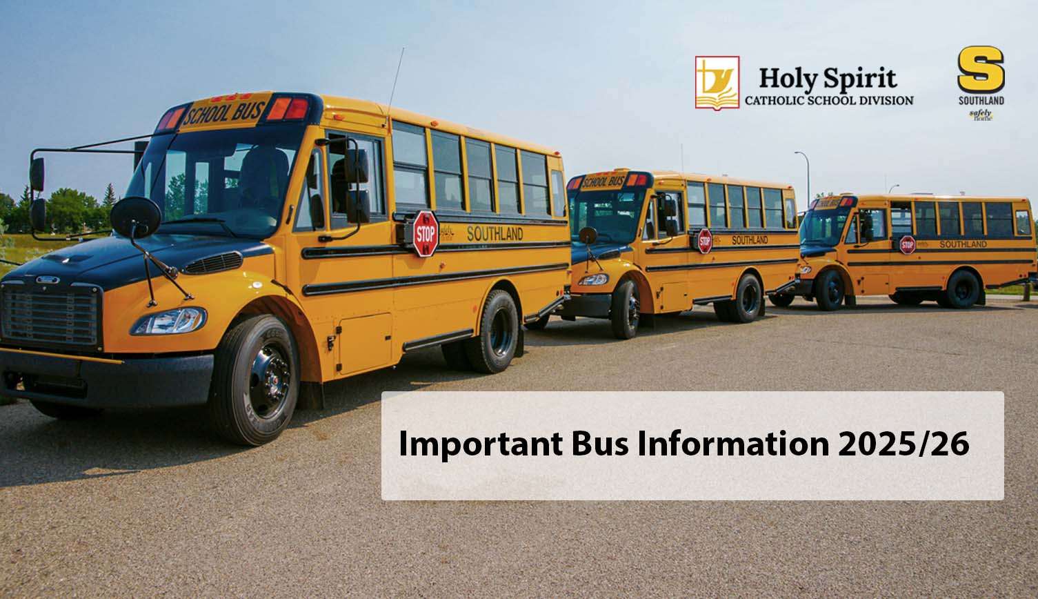 Important Bus Route and Scheduling Information 2025/26